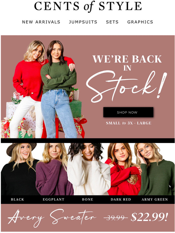 Cents of Style: Cozy up in style...our favorite waffle knit is BACK ...