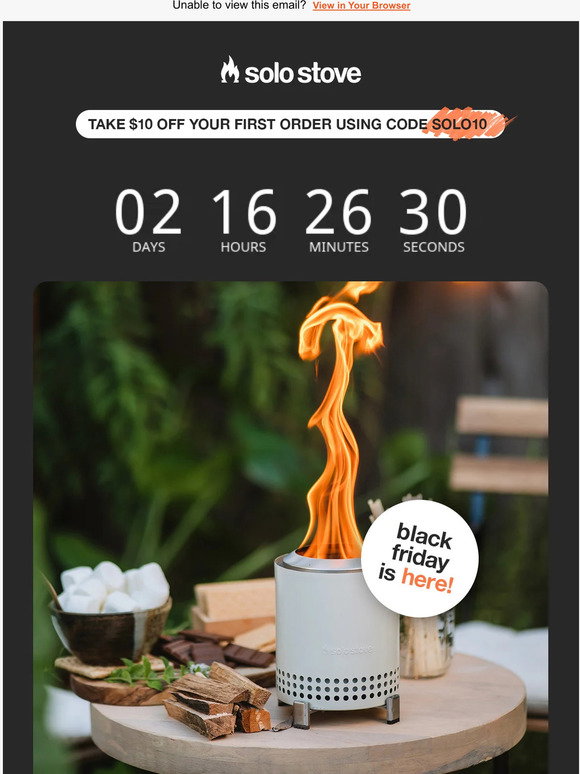 Solo Stove: BOGO Half Off Mesa! | Milled