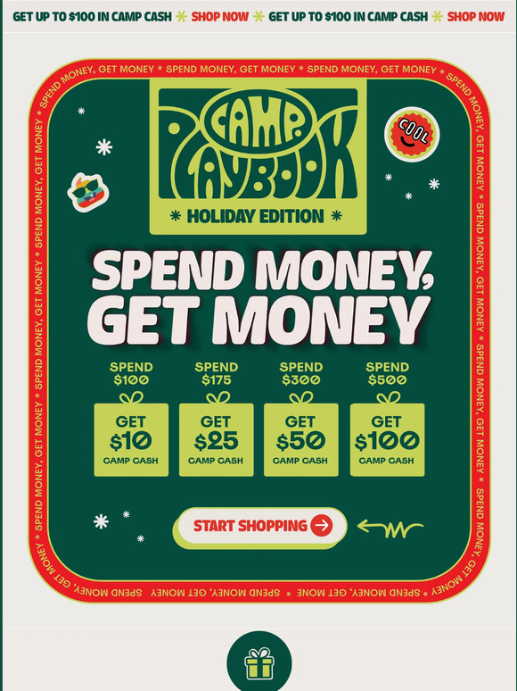 CAMP: 🎁 Get Up to $100 in CAMP CASH! | Milled