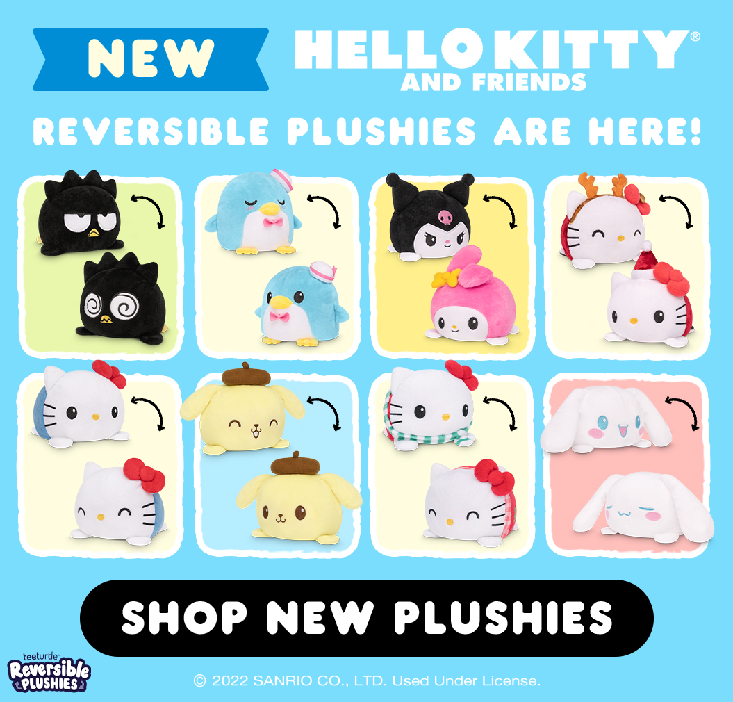 TeeTurtle: 9 NEW Sanrio Reversible Plushies! | Milled