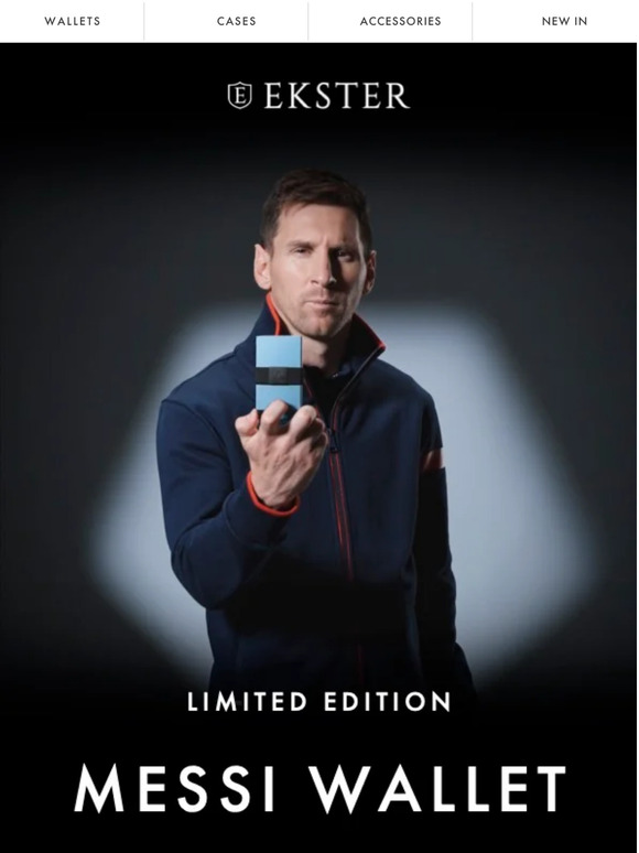 Ekster: NEW: The Messi Wallet | Milled