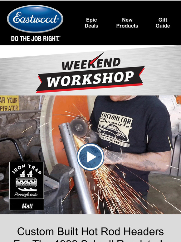 Eastwood: 🔧 Weekend Workshop: Custom Built Hot Rod Headers! | Milled