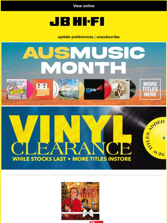 JB Hi-Fi: AUSMUSIC Month - Check out all the titles | Milled