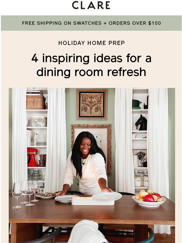 Clare: Easy tips for a dining room refresh | Milled