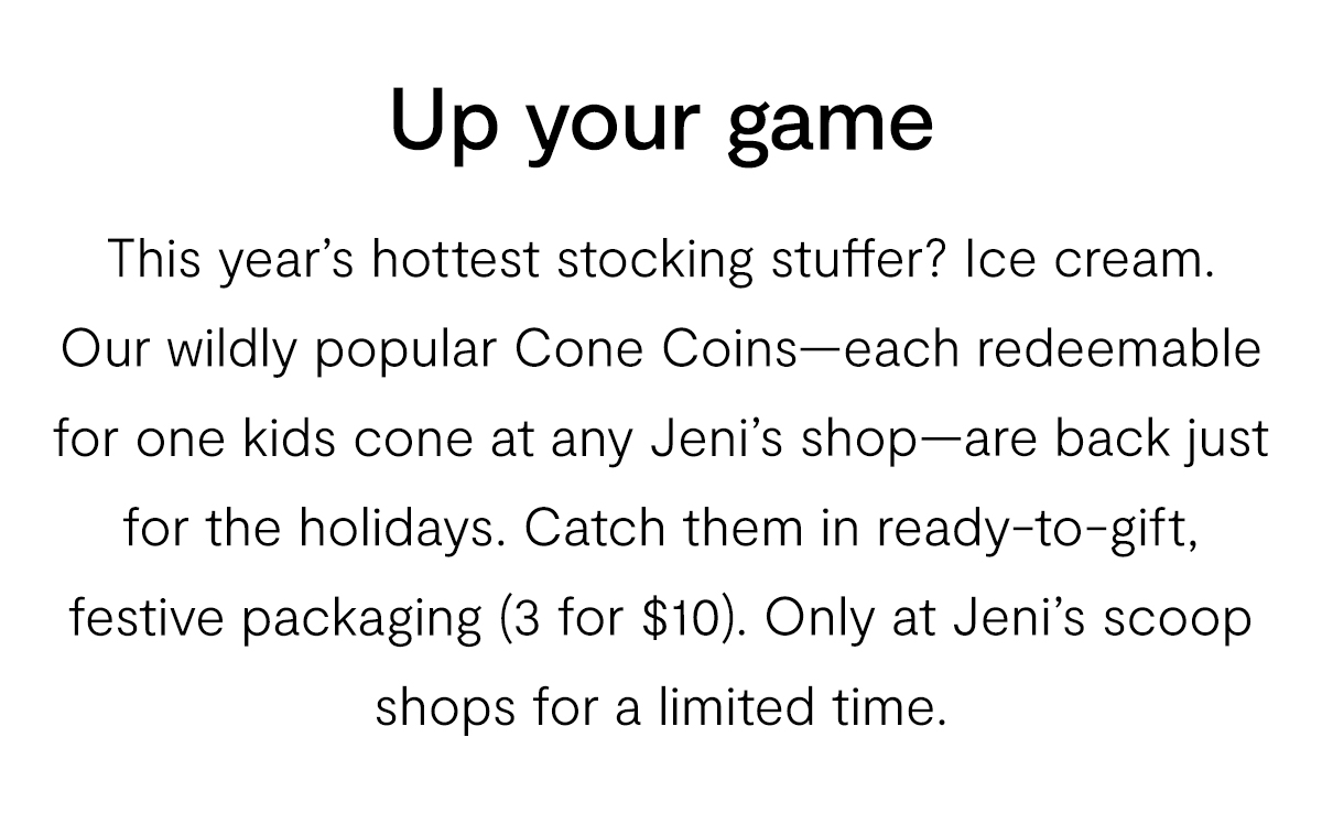 Jeni's Ice Cream: All the kids are talking about Cone Coins | Milled