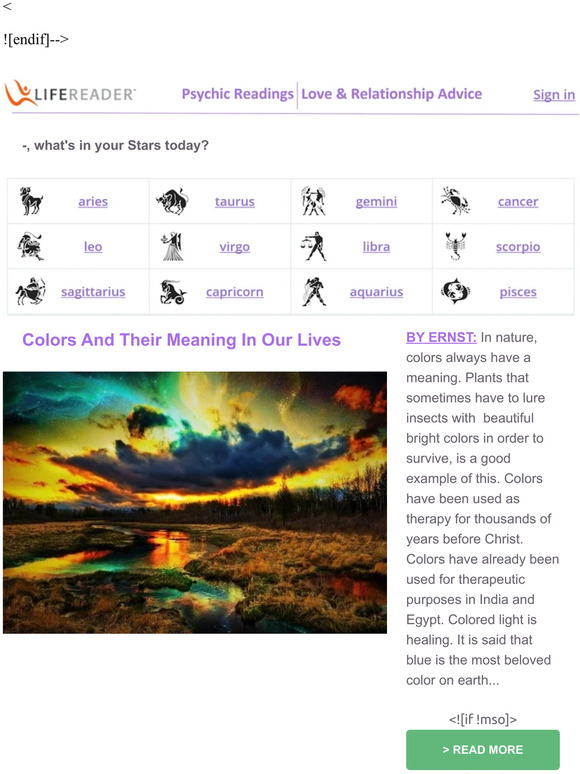 LifeReader: Colors And Their Meaning In Our Lives | Milled