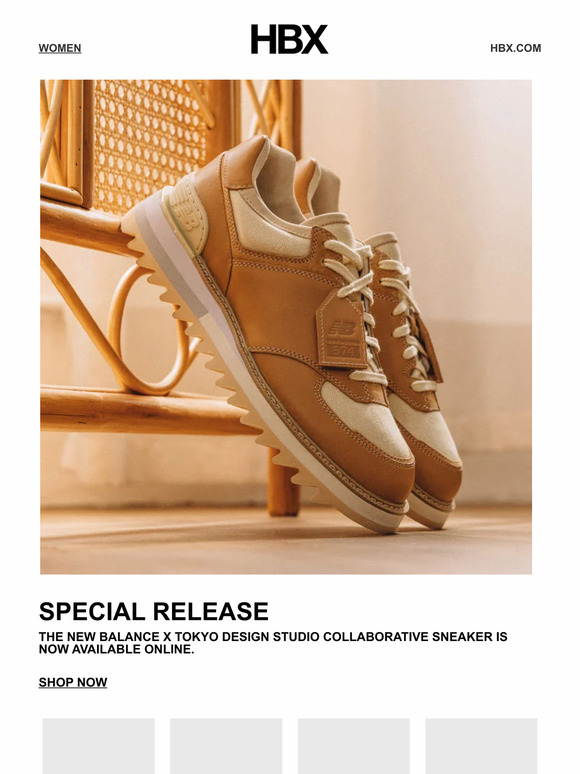 HBX: Special Release: The New Balance x Tokyo Design Studio ...