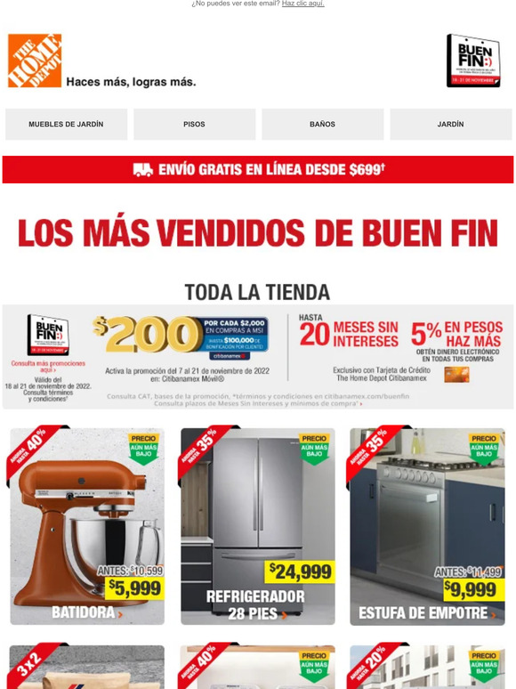 Home Depot Mexico: 🤩¡Esto es lo que más están comprando! 😱Llévatelo ...