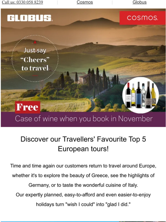 Cosmos Holidays: Our top 5 European tours | Milled