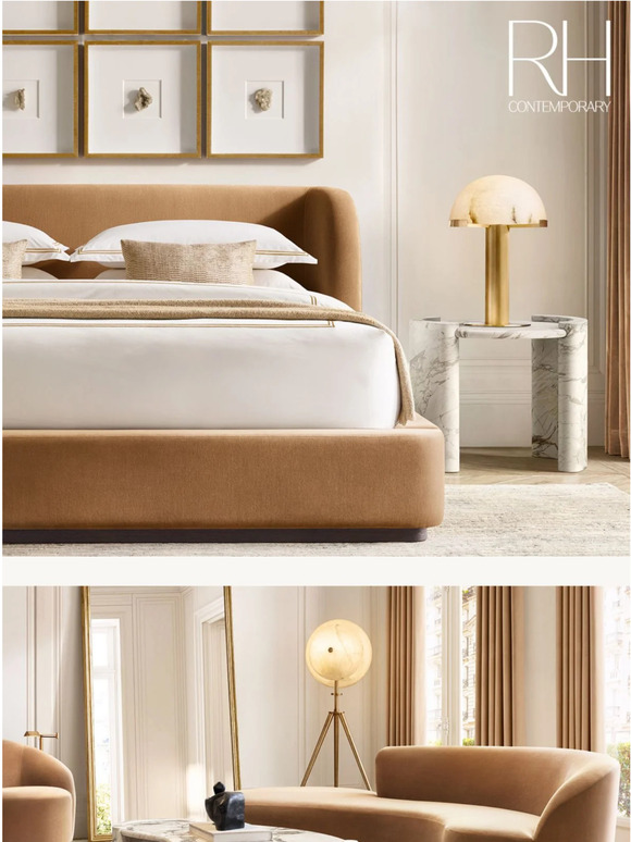 Restoration Hardware: Copenhagen & Carved Italian Marble from RH ...