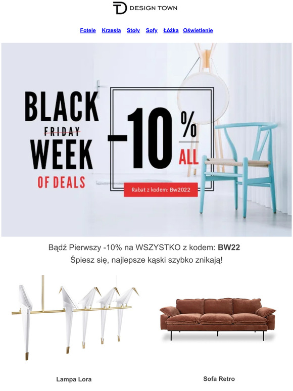 Design Town: 🖤 Zaczynamy Black Week | Rabat na wszystko | 🅱🅻🅰🅲🅺 🅸🆂 🅱🅻🅰🅲🅺 | Milled