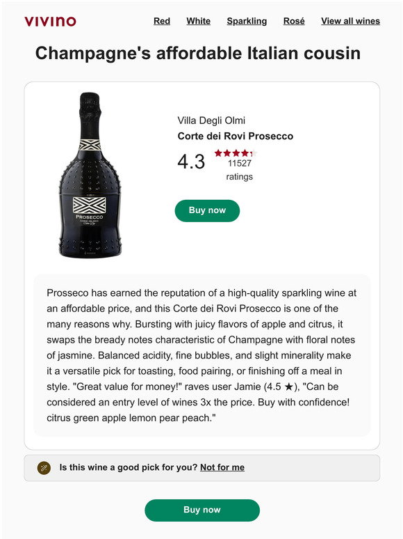 Vivino: Celebrate the Italian way with this stunning Prosecco | Milled