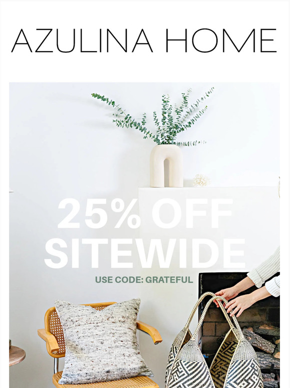 Azulina Home: Shop Our Biggest Sale of the Year! | Milled