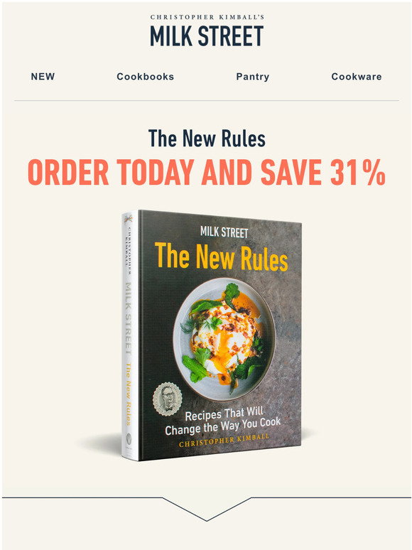 Milk Street Kitchen: Recipes That Will Change the Way You Cook | Milled
