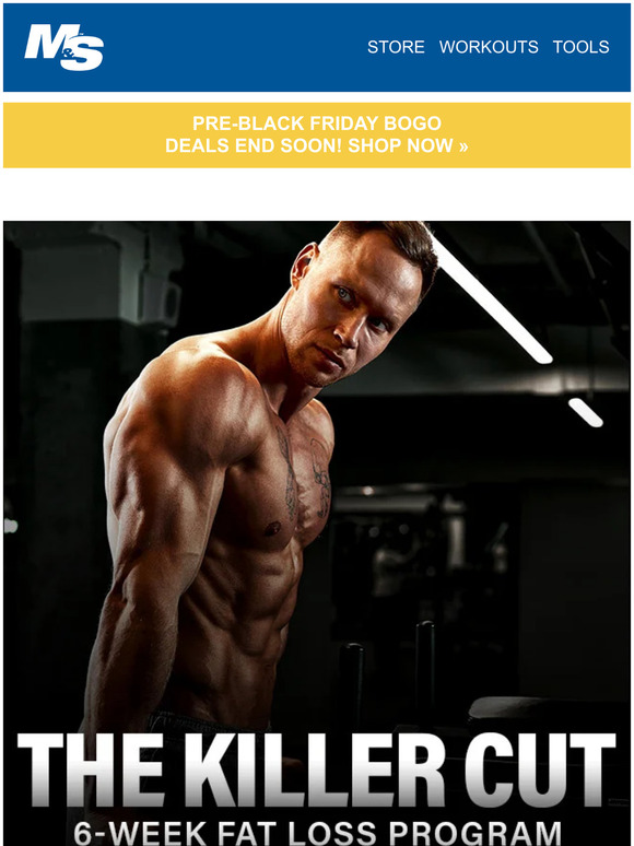 Muscle & Strength: The Killer Cut: 6-Week Fat Loss Program | Milled