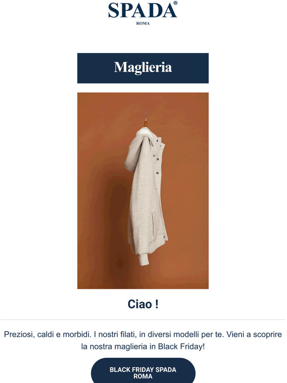 Spada Roma: BLACK WEEK | La maglieria di SPADA ROMA? | Milled