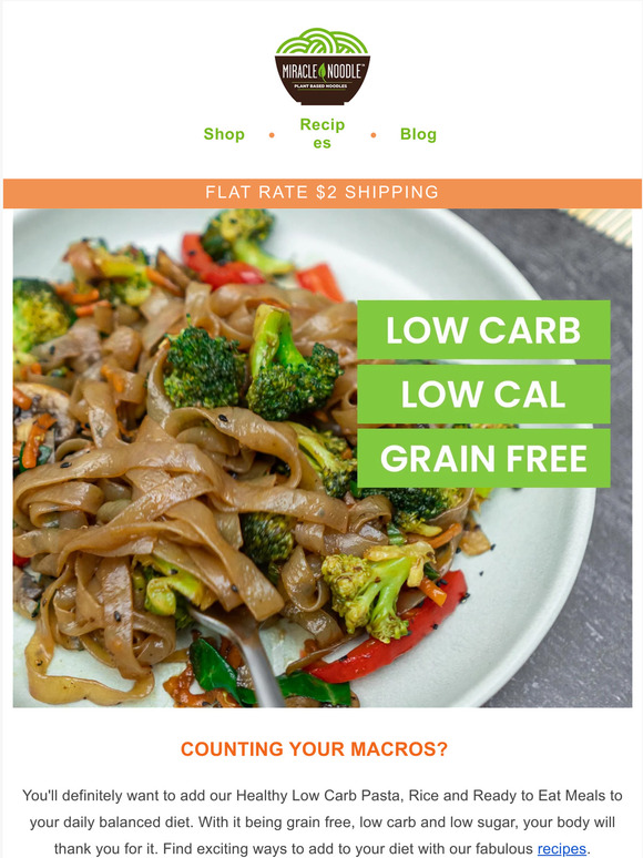 Miracle Noodle: Counting your macros? 🤔 | Milled