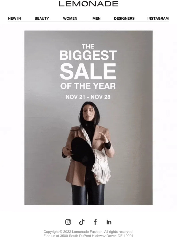 Lemonade Fashion: The Biggest Sale of The Year! | Milled