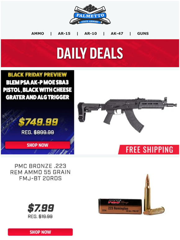 Palmetto State Armory: More Black Friday Sneak Peeks! | PSA Marauder ...