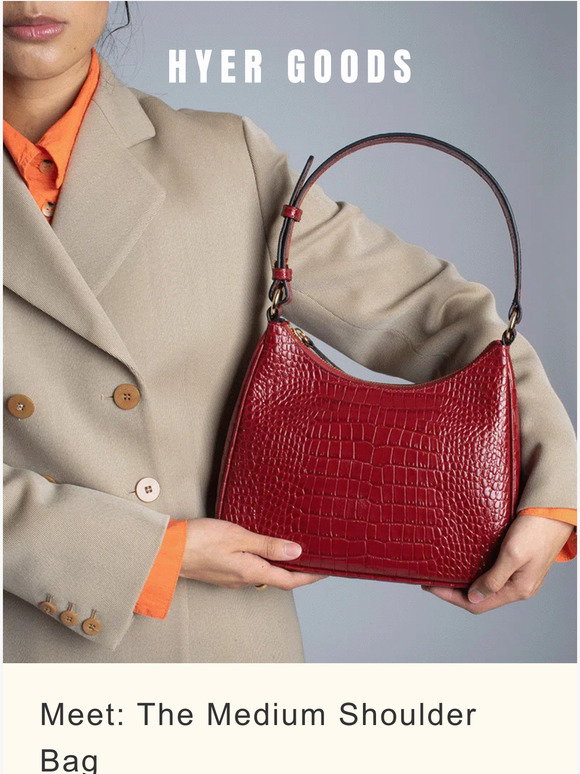 HYER GOODS: MEET: The Medium Shoulder Bag | Milled