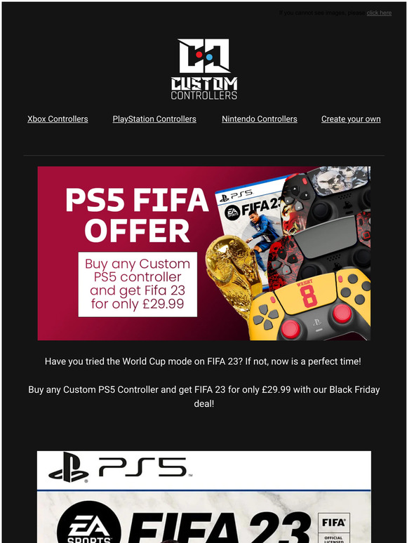 Custom Controllers: ⚽️ Buy any PS5 custom controller and get Fifa 23 ...