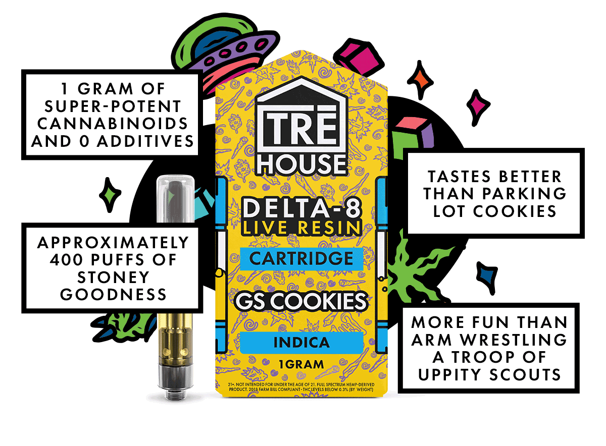 TRĒ House: NEW Delta 8 carts & pens are here—WOOHOO! | Milled