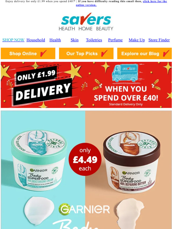 Savers: Open for NEW Body Superfood from Garnier, —! 🤩 | Milled