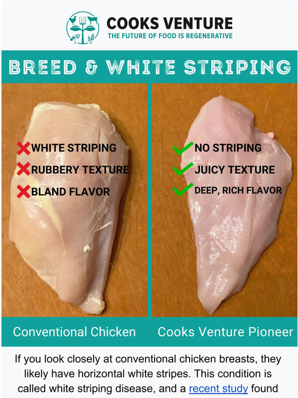 Cooks Venture: This disease is in 99% of conventional chicken | Milled