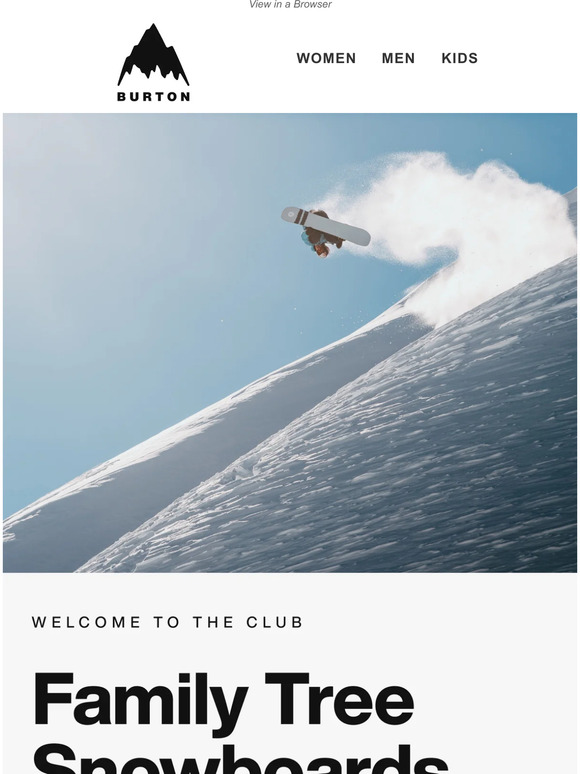 Burton Snowboards: Meet the New Family Tree Line | Milled