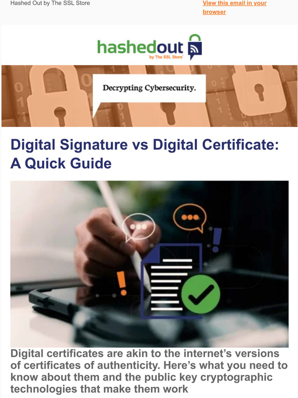 The SSL Store: Digital Signature vs Digital Certificate: A Quick Guide ...
