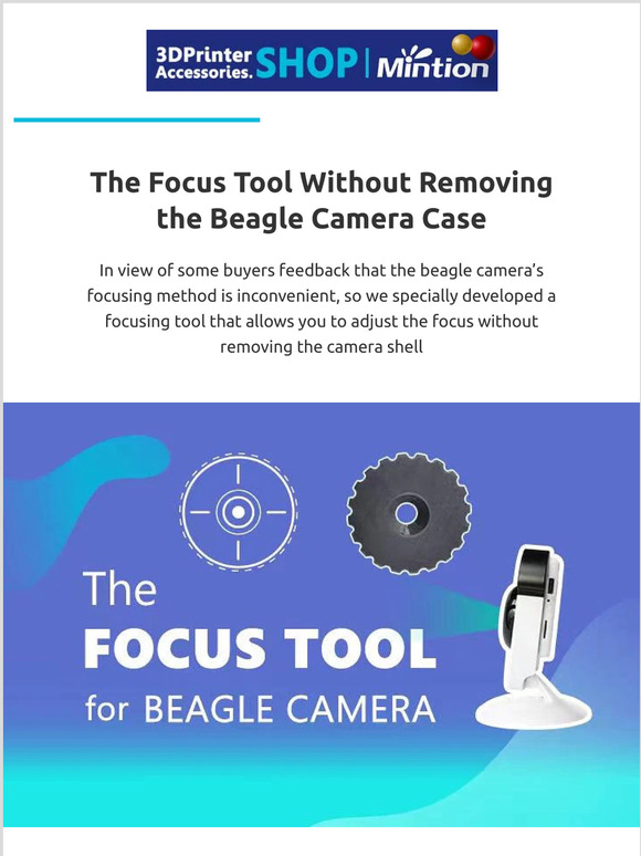 Mintion: The Focus Tool Without Removing the Beagle Camera Case | Milled