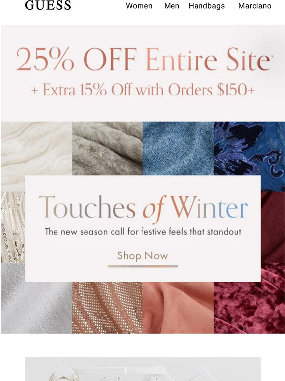 GUESS: Sparkle, Shine, Soft & Smooth | Milled