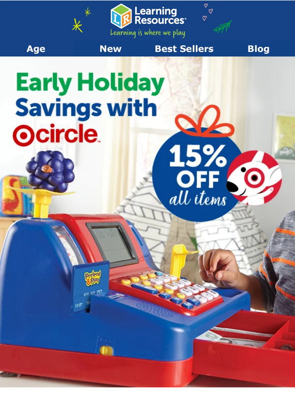Learning Resources: Cash In with 15% Off from Target Circle! 🎯 | Milled