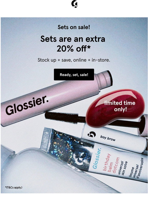 Glossier Email Newsletters: Shop Sales, Discounts, and Coupon Codes