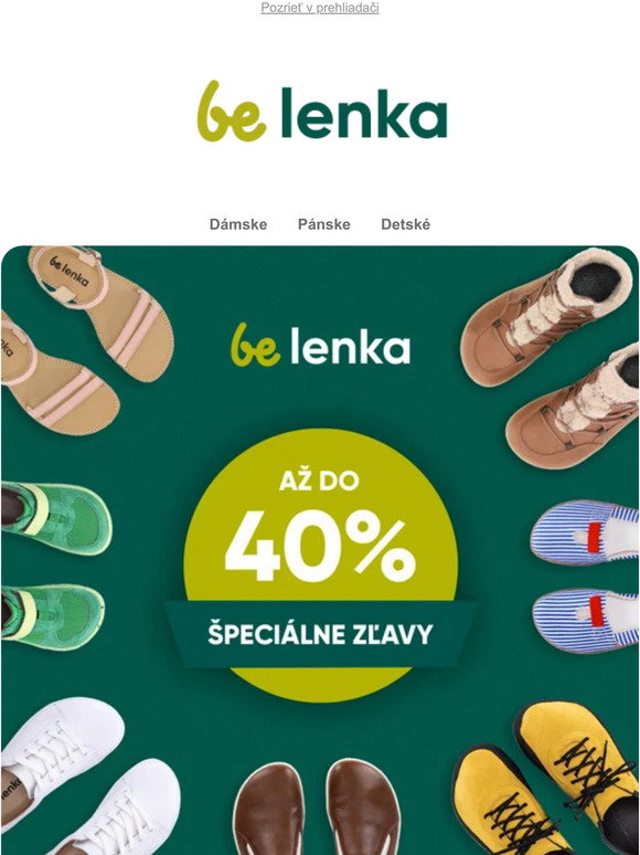 Be Lenka: 🎉 👣 Špeciálne zľavy až do 40% na vybrané modely barefootovej ...