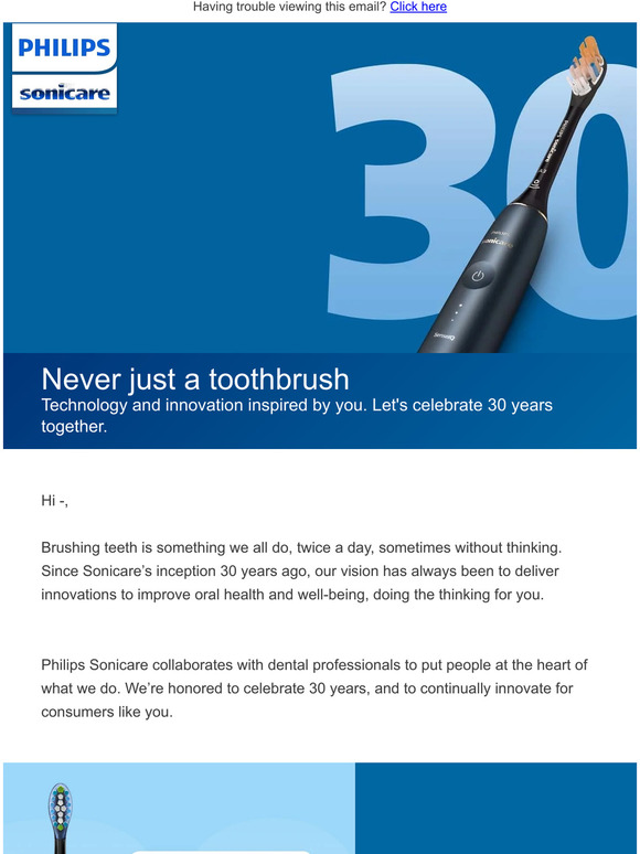 Philips: 30 years of Philips Sonicare | Milled