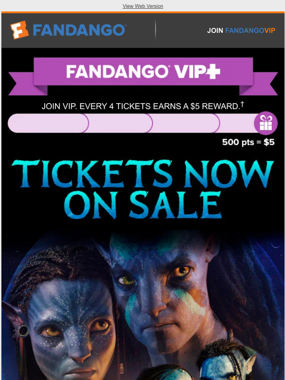 Fandango: Tickets On Sale | AVATAR 🌊 | Milled