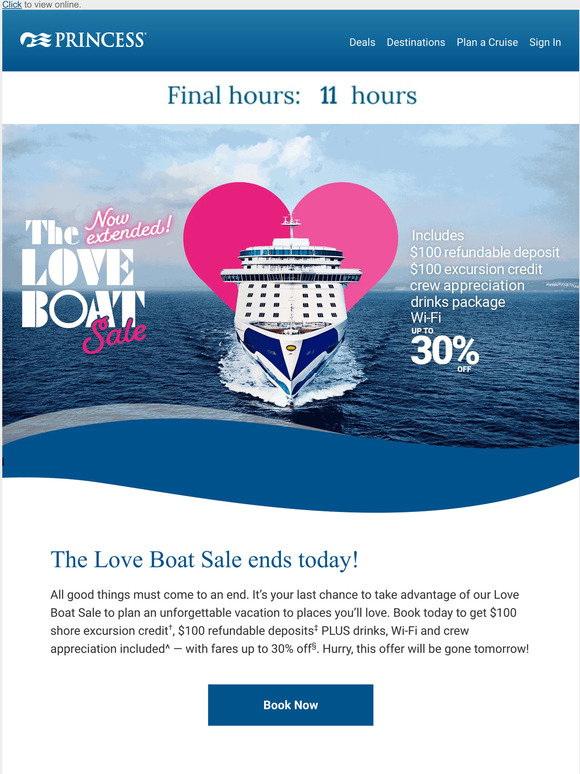 Princess Cruises: LAST DAY of our Love Boat Sale 💔 | Milled