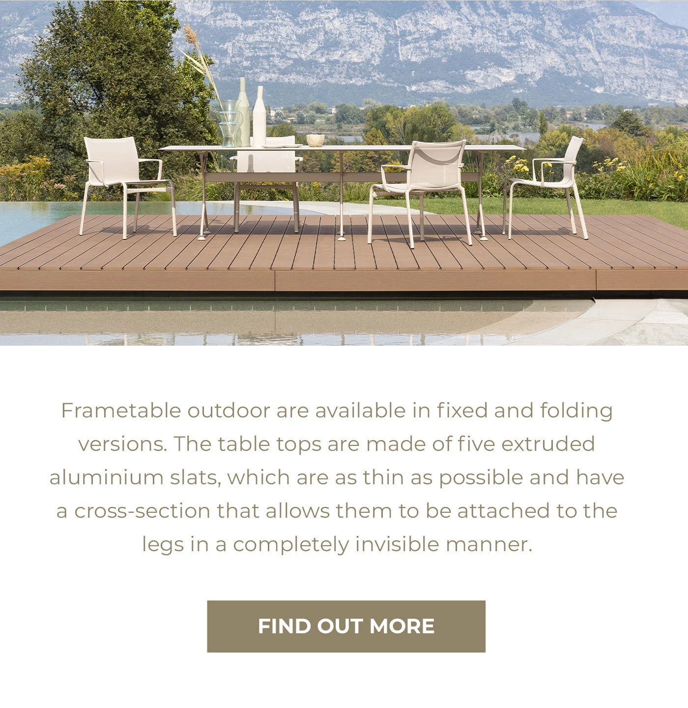 Archiproducts IT: Alias, Frametable collection: aluminium tables for ...