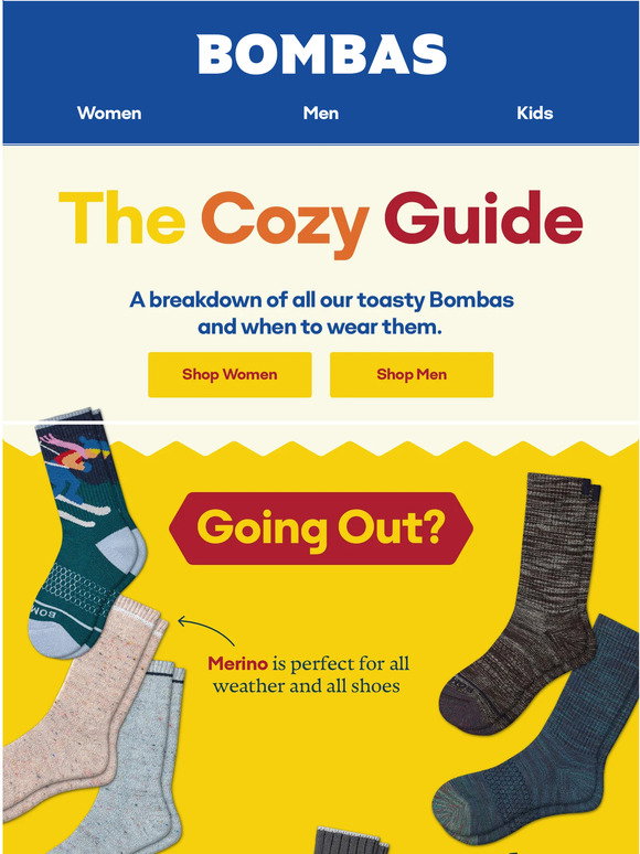 Bombas: We Made You a Cozy Cheat Sheet | Milled