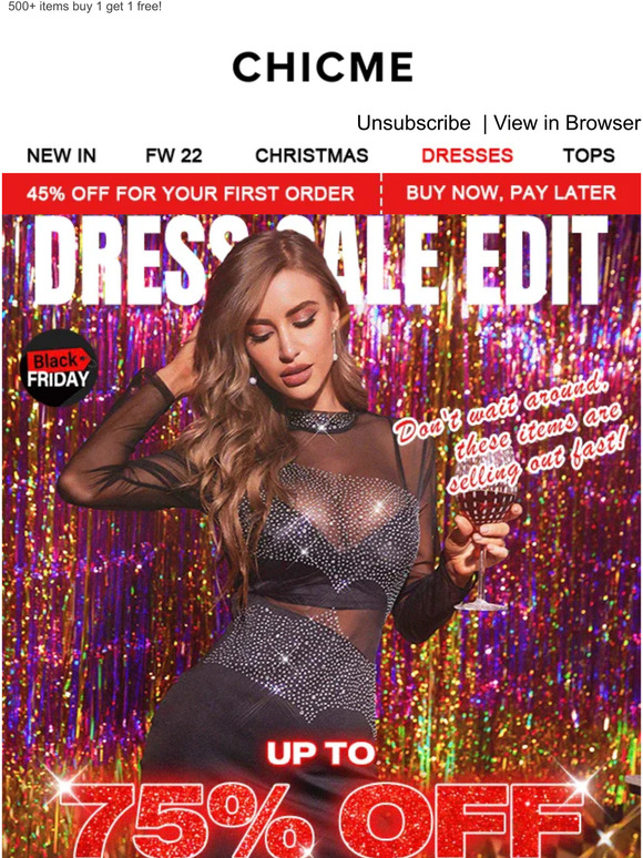 Chicme Email Newsletters: Shop Sales, Discounts, and Coupon Codes