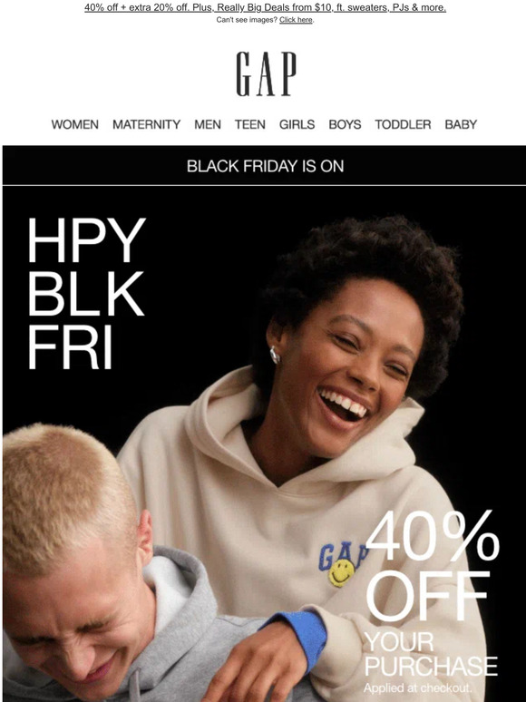 Gap: You've got TRIPLE deals + GIFTS from $10 | Milled