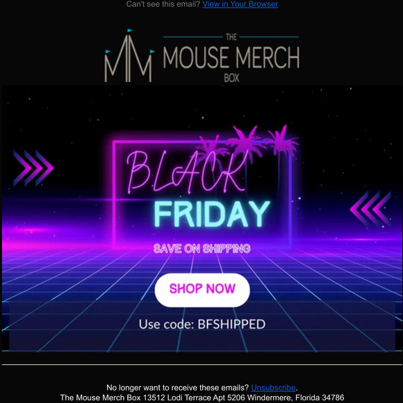 The Mouse Merch Box: FREE SHIPPING IS HERE | Milled