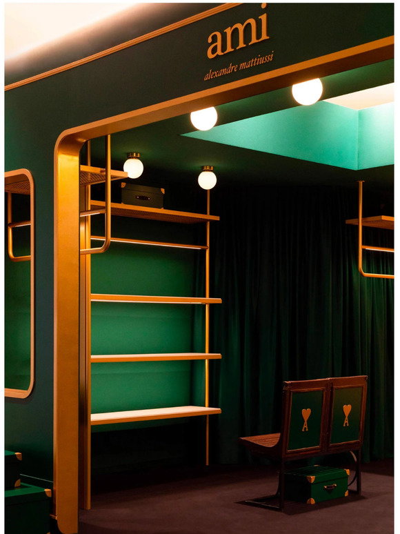 AMI PARIS: Ami Pop-Up aux Galeries Lafayette | Milled