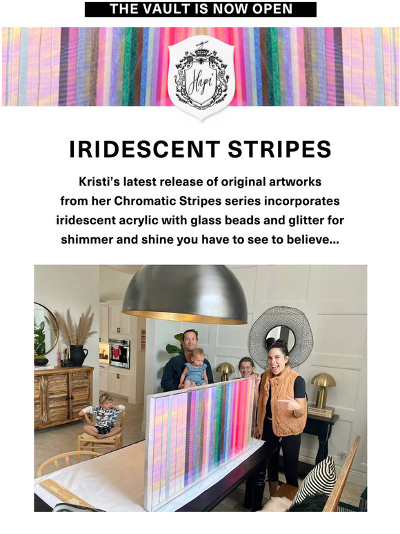 Hapi Art and Pattern LLC: Watch this Iridescent Original Sparkle | Milled