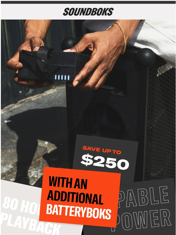 SOUNDBOKS: Save $250 and get your SOUNDBOKS (Gen. 3) with an extra ...