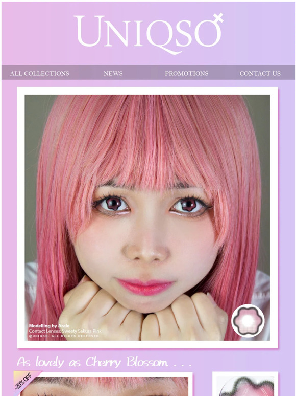 UNIQSO: New Product Launching: Sweety Sakura Pink | Milled