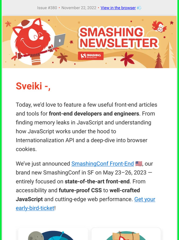 Smashing Magazine All Good Things Javascript Milled