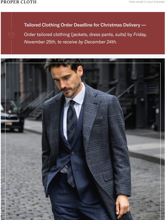 Proper Cloth: The Outerwear Collection // Last Call for Holiday ...