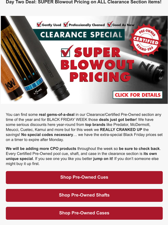 PoolDawg: INSANE 🤪 One-of-a-kind Deals on Clearance/Certified Pre-Owned ...